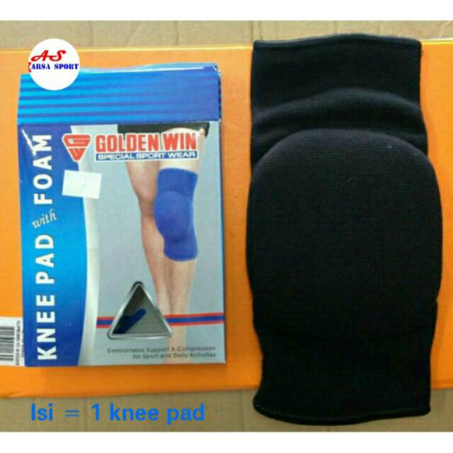 สนับเข่า Golden Win Foam Knee Protector Soccer Volleyball Futsal ...