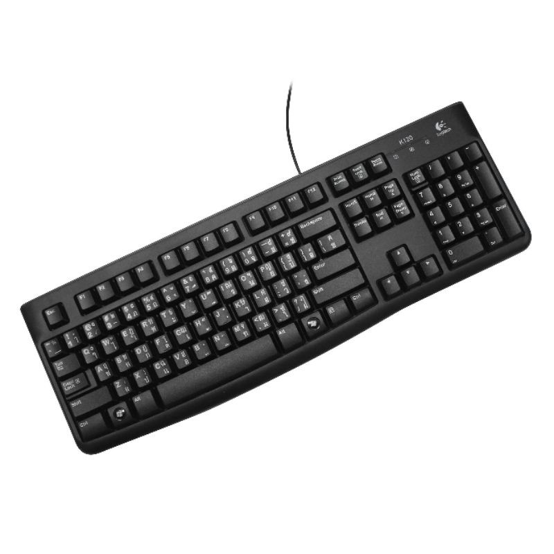 KEYBOARD LOGITECH K120 USB แป้นพิมพ์มีทั้งภาษาไทยและอังกฤษ รับประกัน1ปี ...