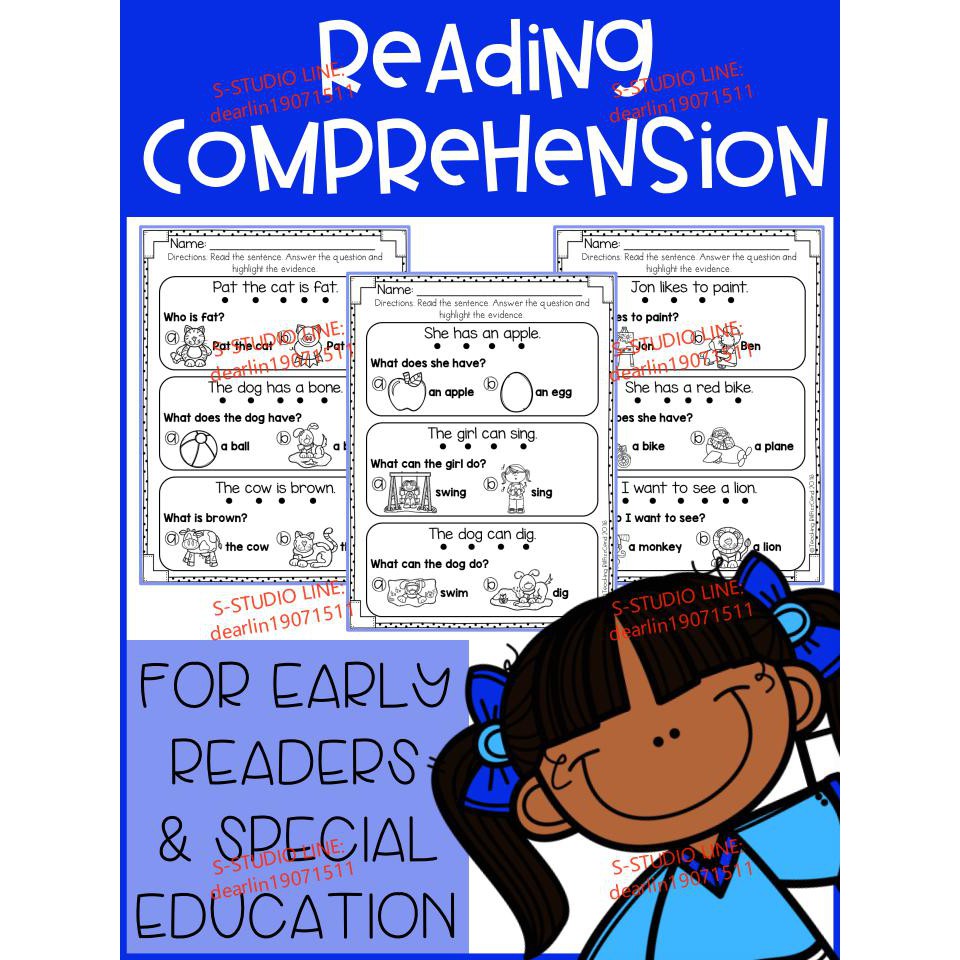Reading Comprehension For Early Reader (SET 1)การเรียนภาษาอังกฤษสำหรับ ...