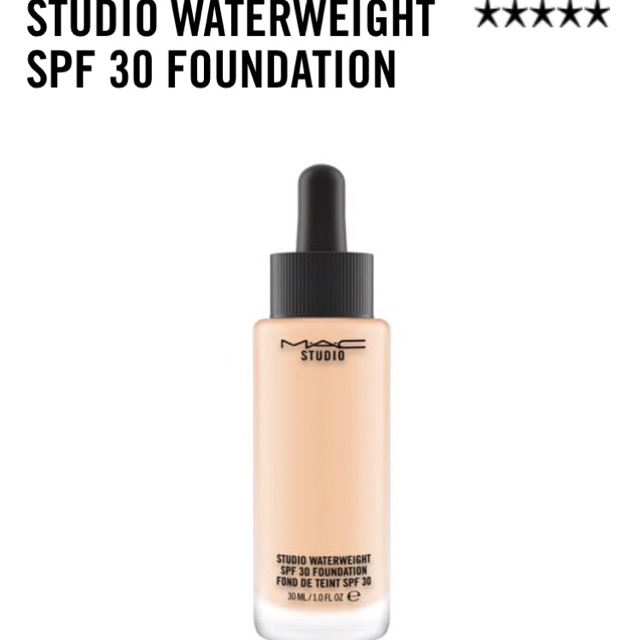 Mac Studio Waterweight SPF30 Foundation แท้จากKing power ของใหม่ซื้อมา ...