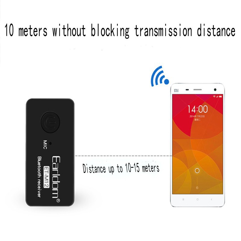 (ของแท้ 100%)Earldom อุปกรณ์รับสัญญาณบลูทูธ Car Bluetooth M12 | Shopee Thailand