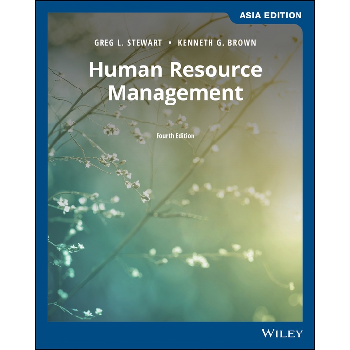 Human Resource Management, 4th Edition, Asia Edition by Stewart (Wiley ...