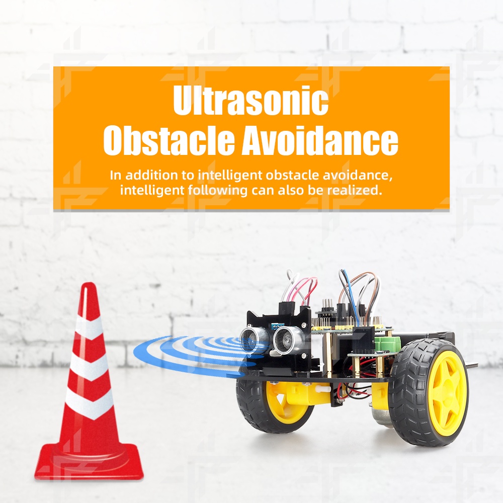 TSCINBUNY Popular 2WD Mini DIY Smart Robot Car Code Toy Kit For Arduino ...