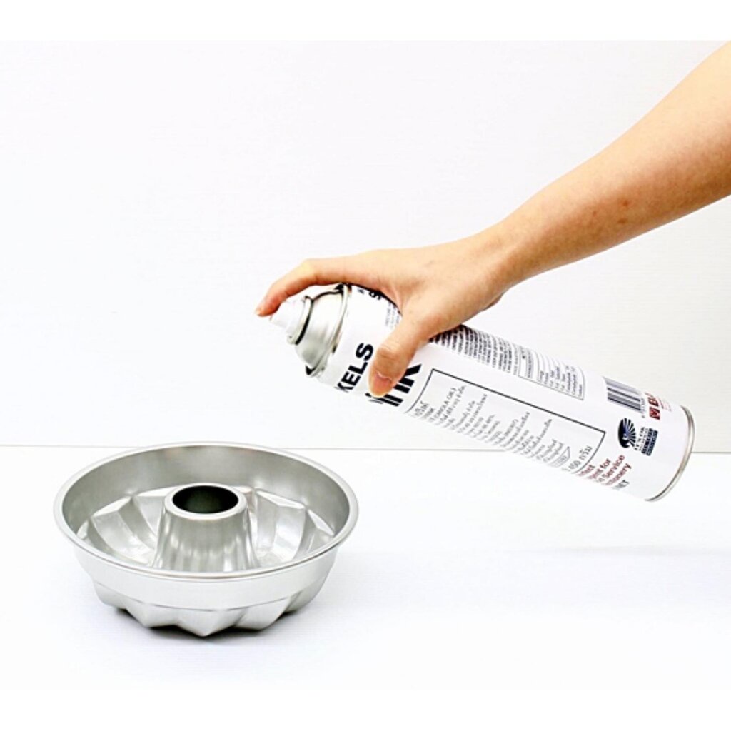 Bakels Sprink สเปรย์เนย/น้ำมัน สำหรับเคลือบถาด/พิมพ์อบขนม ขนาด 450 กรัม ...