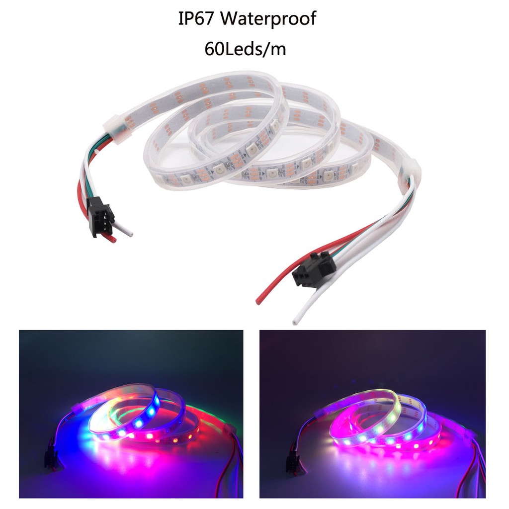 5m 30 60Leds 1M 74 96 144Leds WS2812B WS2812 Led Strip,ส่วนบุคคลแอดเดรส ...