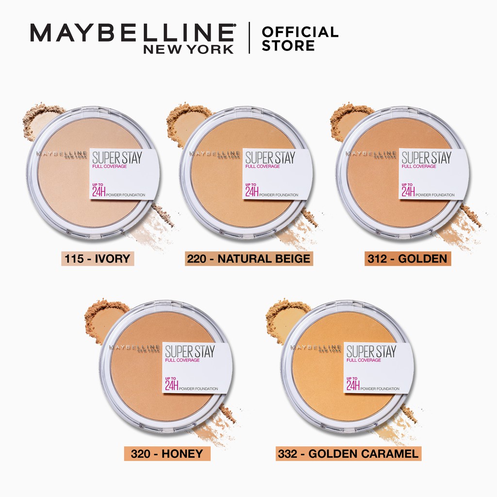 Maybelline Super Stay full coverage powder foundation 24H แป้งเมย์ ... Maybelline Super Stay full coverage powder foundation 24H แป้งเมย์ ...
