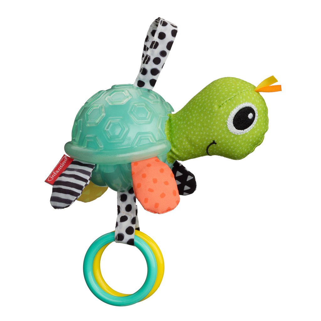 Infantino : โมบายห้อยรถเข็น เต่า Textured Sensory Pal Turtle | Shopee ...