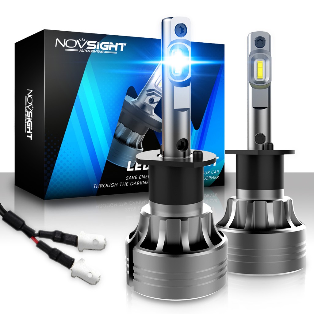 Novsight 9005 9006 HB3 HB4 H11 H4 H7 หลอดไฟ Led N55 ควบคุมอุณหภูมิ ...