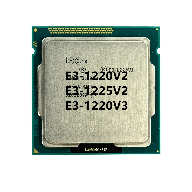 โปรเซสเซอร์ CPU E3-1220V2 E3-1225V2 E3-1220V3 Quad Core LGA1155 ...