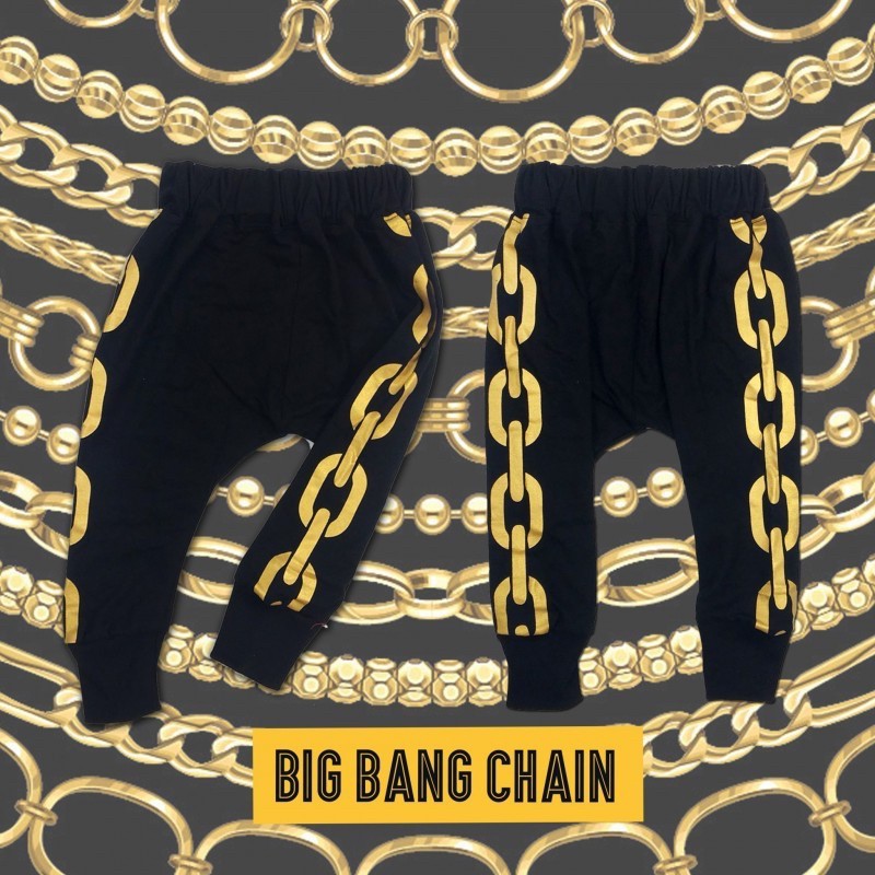 เสื้อเด็ก Blue & Gold chain Hiphop (250฿) กางเกงโซ่ big bang chain (250 ...