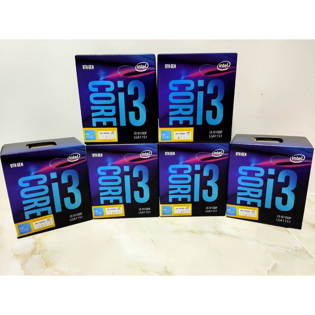 ซีพียู อินเทล CPU INTEL i3-9100F LGA1151/INTEL CPU I3-9100F 3.6GHZ,6MB CACHE,LGA1151 | Shopee ...