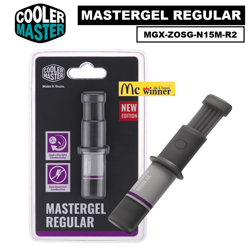 THERMAL GREASE (ซิลีโคน) COOLER MASTER MASTERGEL REGULAR (MGZ-ZOSG-N15M ...
