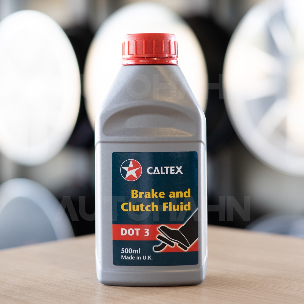 น้ำมันเบรก น้ำมันคลัช CALTEX DOT 3 ขนาด 0.5 ลิตร | Shopee Thailand