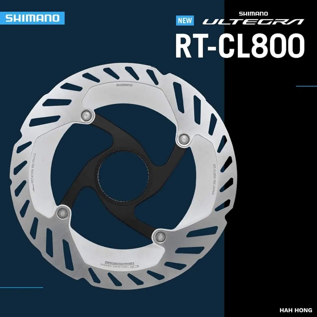 ใบดิสเบรค RT-CL800 SHIMANO ULTEGRA GRX CENTER LOCK Disc Brake Rotor 140 ...