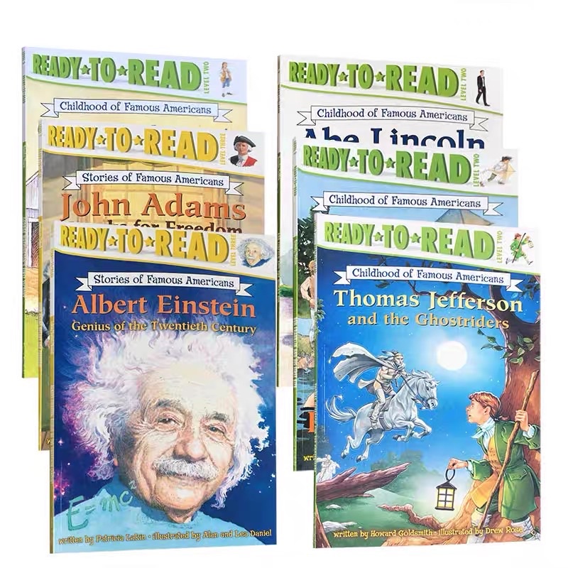 Ready-To-Read Level 2: Childhood Of Famous Americans Value Pack, 6 ...
