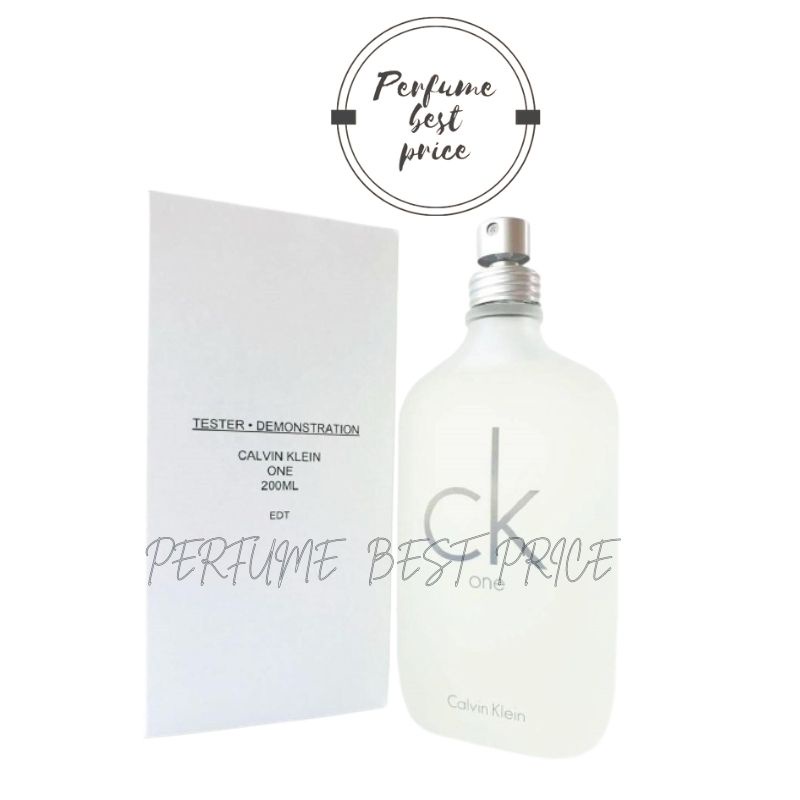 Calvin Klein CK ONE EDT 200ml.(กล่องเทสเตอร์)น้ำหอมซีเคน้ำหอมแท้100% ...