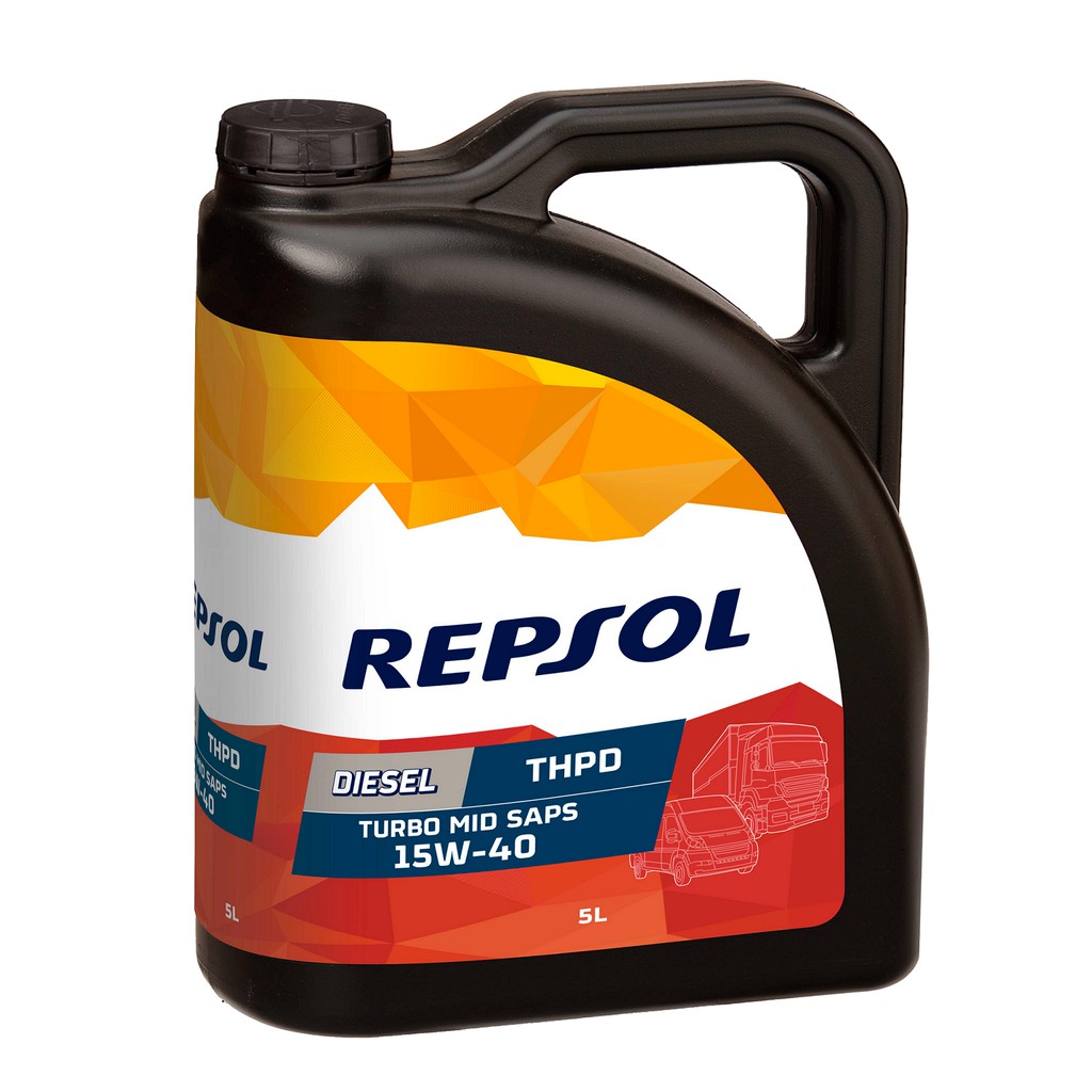 REPSOL DIESEL TUTBO THPD MID SAPS 15W40 7l | Shopee Thailand