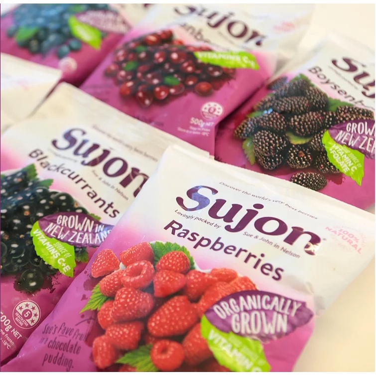 ผลไม้แช่แข็ง จากนิวซีแลนด์ Sujon Blueberries Blackberries Raspberries Boysenberries Cherries ...