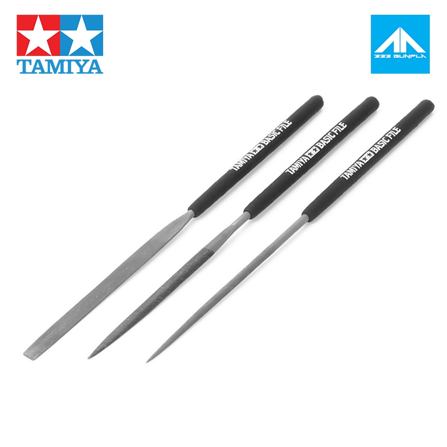 TAMIYA Basic File Set Smooth Double Cut ชุดตะไบละเอียดทามิย่า | Shopee ...