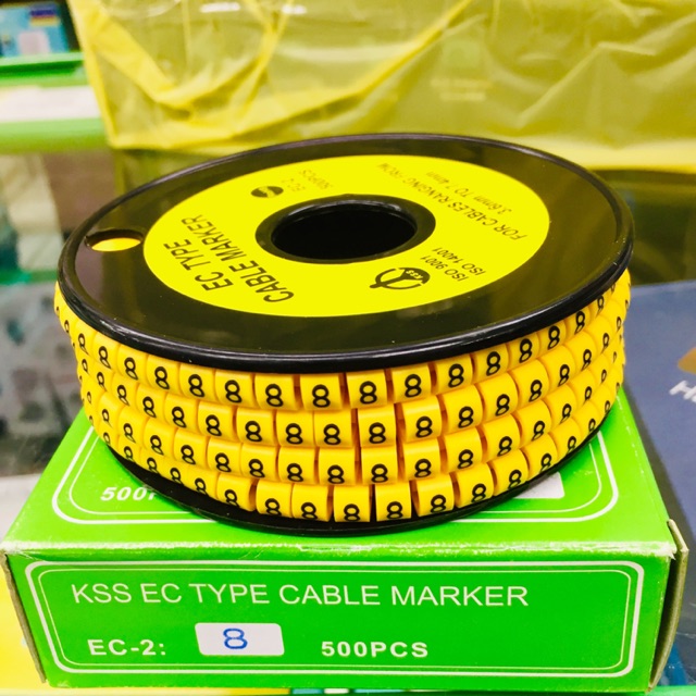 Type Cable Marker เบอร์3 (500pcs) EC-2 KSS | Shopee Thailand