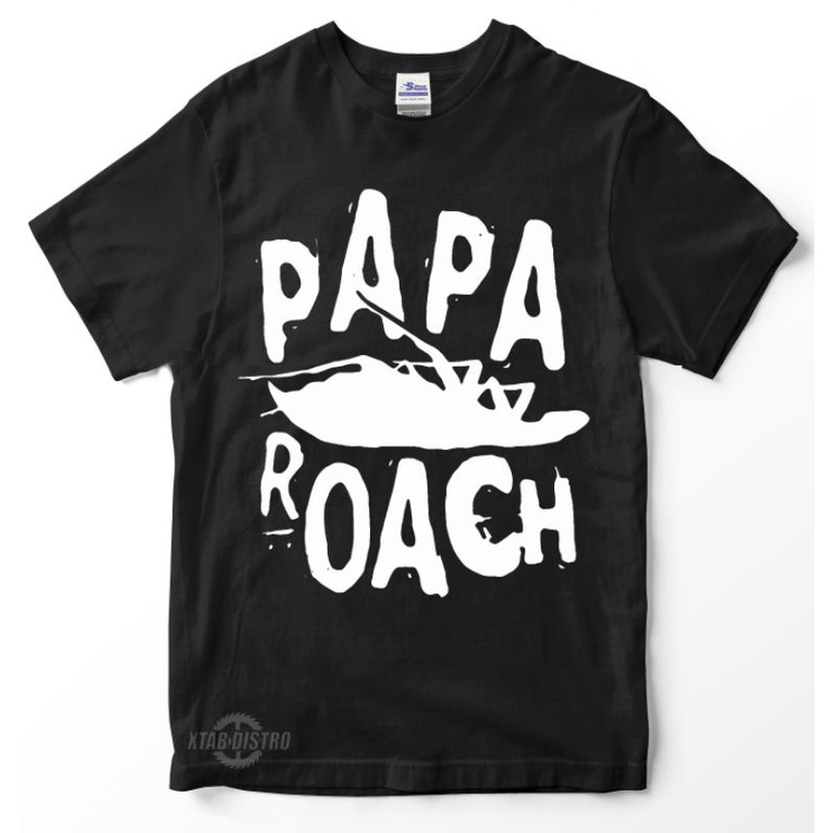 PAPA ROACH LOGO เสื้อยืดพรีเมี่ยม paparoach เสื้อยืดวงร็อค the ...