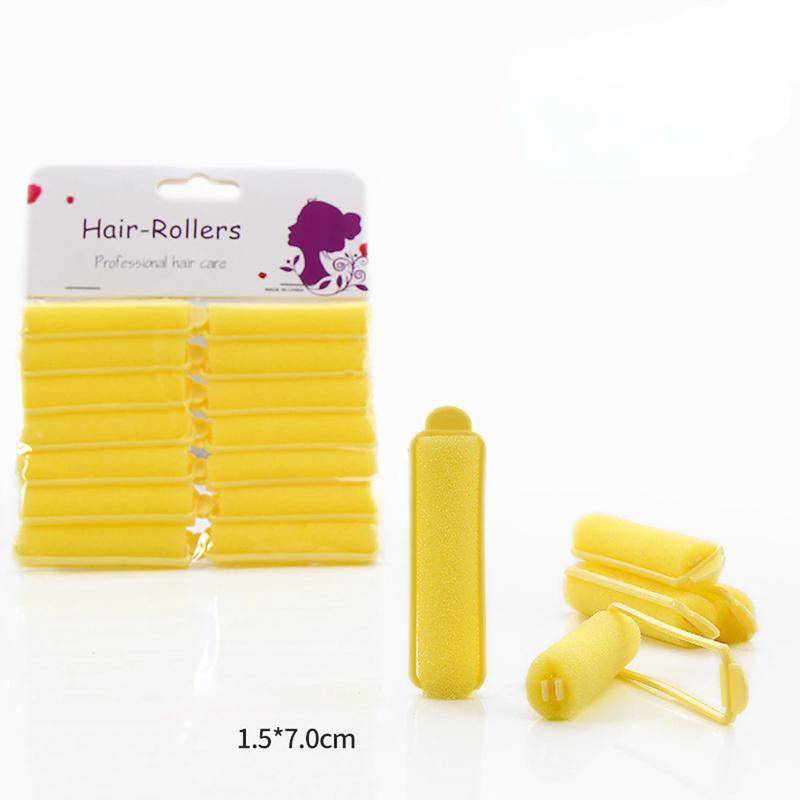 พร้อมส่ง 14pcs Heatless Hair Curler No Heat Hair Roller Foam Curling