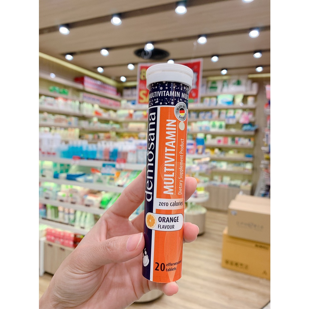 Demosana Effervescent 20 Tablets - ดีโมซานาเม็ดฟู่ (แม็กนีเซียม, มัลติ ...