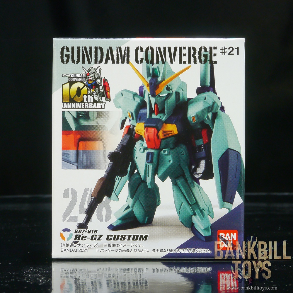 ฺกันดั้ม Bandai Candy Toy FW Gundam Converge #21 No.248 RGZ-91B Re-GZ Custom | Shopee Thailand