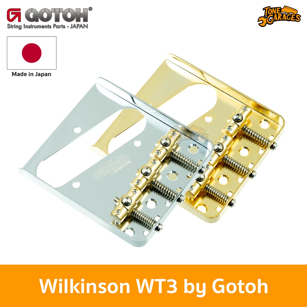 Wilkinson WT3 by Gotoh Tele Telecaster Bridge หย่อง กีต้าร์ไฟฟ้า เทเล ขแงแท้ 100% Made in Japan ...