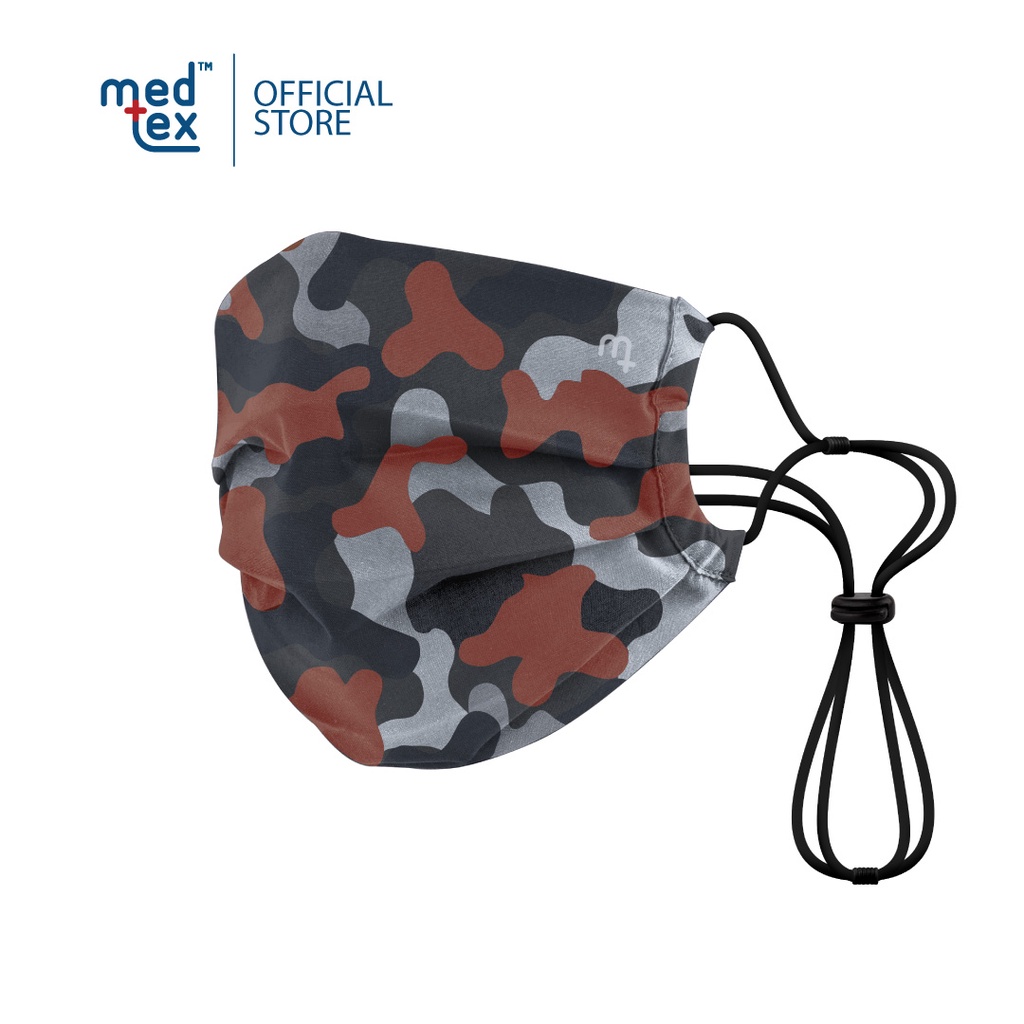 Medtex หน้ากากผ้า M5MI รุ่น Camo จีโอคาโม | Shopee Thailand