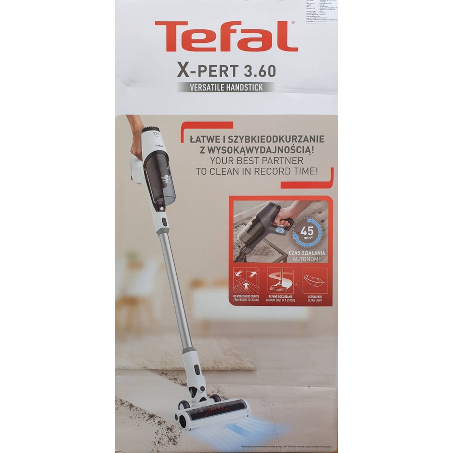 เครื่องดูดฝุ่นไร้สายอเนกประสงค์ Tefal X-PERT 3.60 รุ่นTY6975WO | Shopee ...