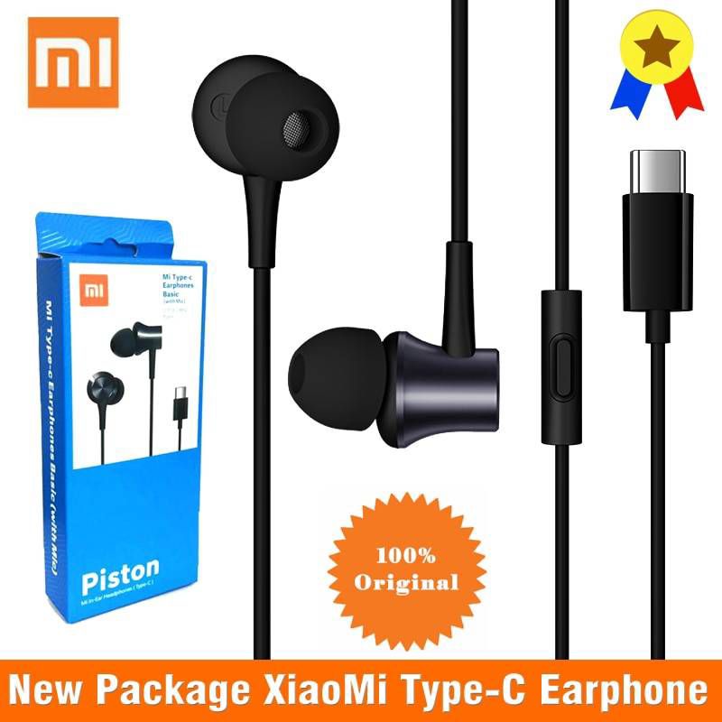 หูฟัง Xiaomi แท้100% เสียงดี Mi10 pro USB-C In-Ear Type C Earphone With Mic Wire Control For 9T ...