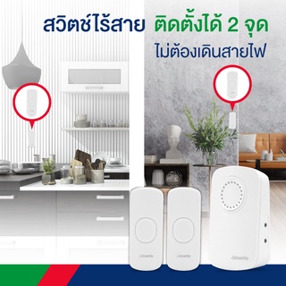 กริ่งไร้สาย(ตัวรับรุ่นเสียบปลั๊ก) กระดิ่งบ้าน กริ่งประตูไร้สาย ออดหน้า ...