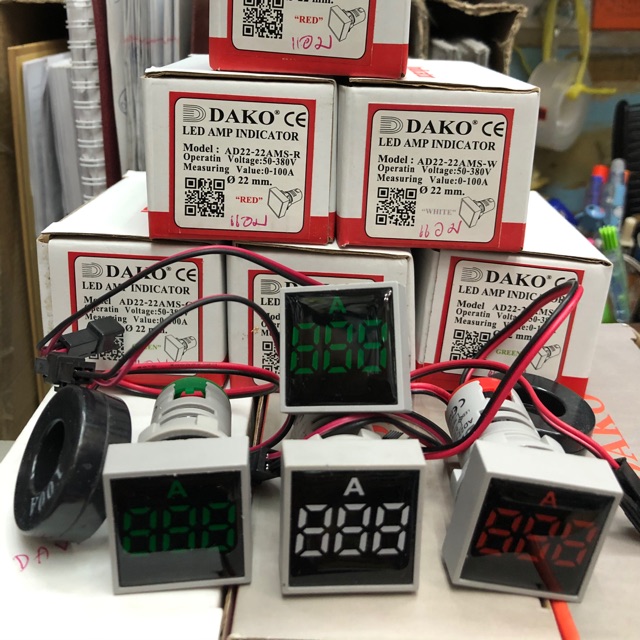 แอมมิเตอร์ Ampier meter แบบ ดิจิดอล มี CT 100A แถมให้ด้วย แอมมิเตอร์ ...