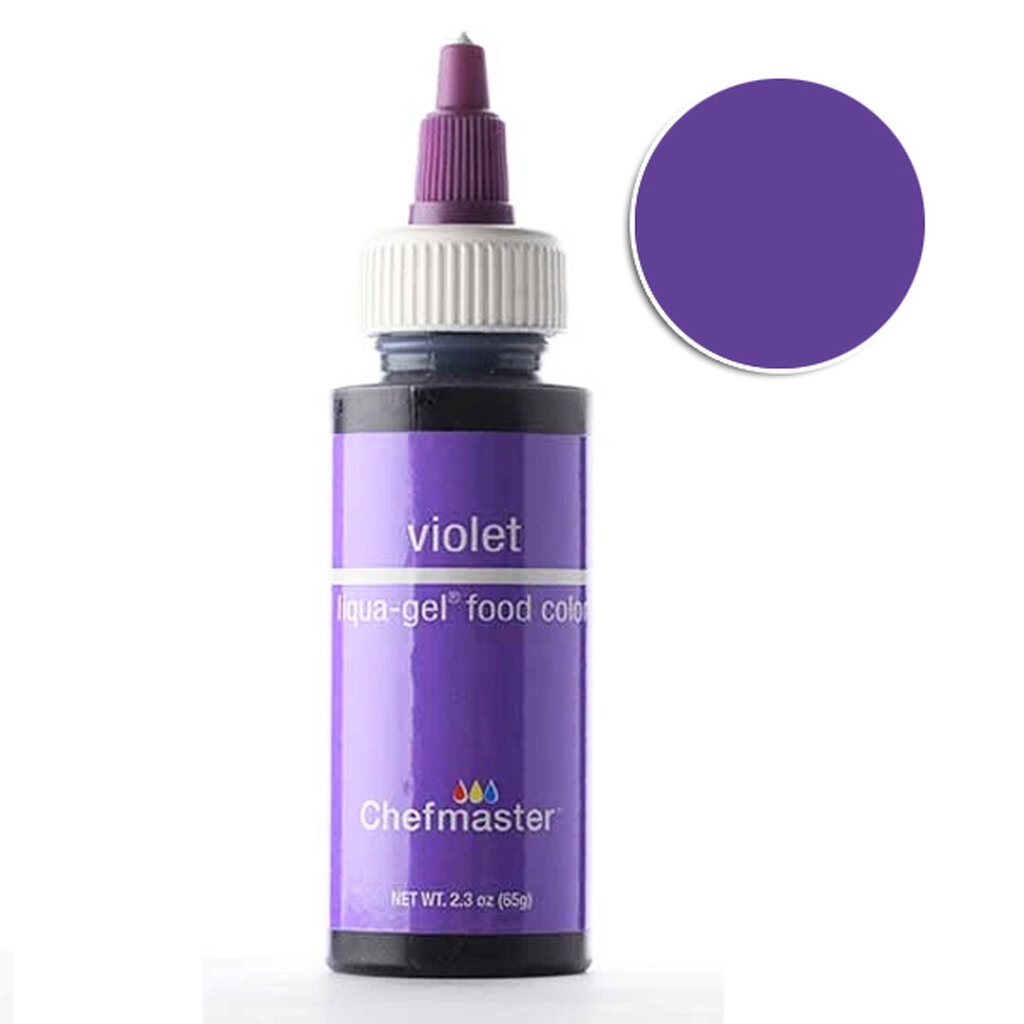 Chefmaster Color Violet Liqua-Gel 2.3oz/5081 สีเจลผสมอาหาร สีม่วง ...