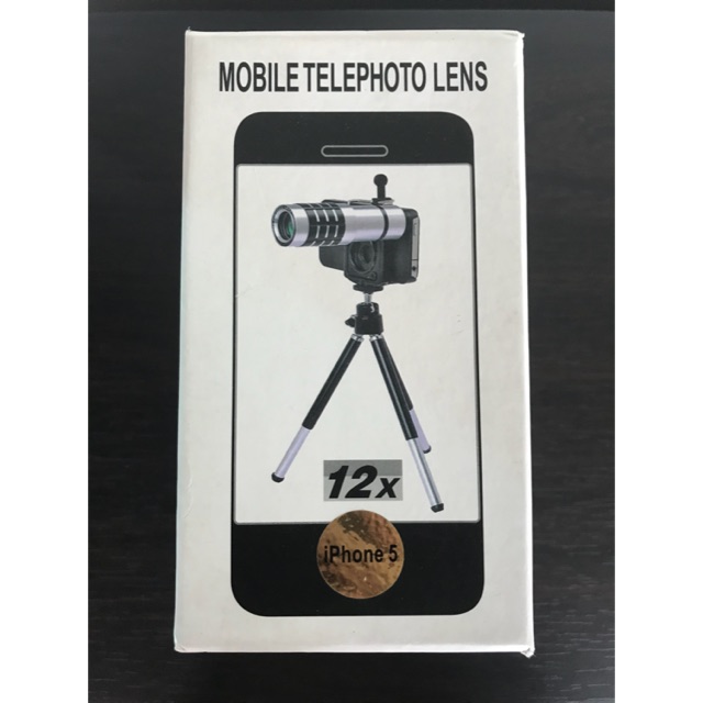เลนส์ซูม 12x MOBILE TELEPHOTO LENS 12x (iPhone5/5s/SE) [เคยใช้งาน1ครั้ง ...