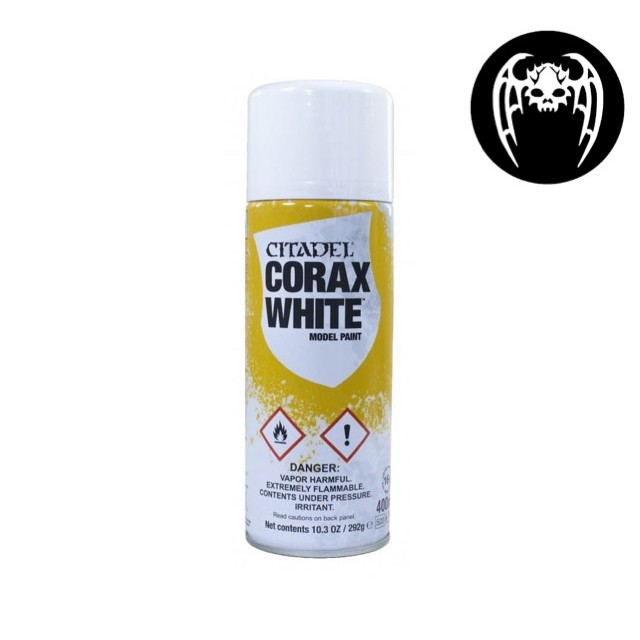 Citadel Spray Paint - Corax White - Warhammer 40,000 models 40k ...