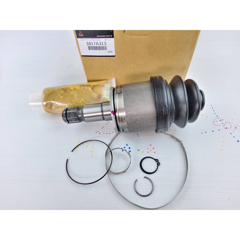 หัวเพลาขับ+ยางกันฝุ่น+จาระบี ทั้งชุด ไทตัน,ปาเจโร่,ไมเวท 2.4#3817A313 ...