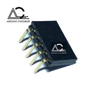แบบฉาก 1x5 pin 2.54mm 90 degree Single Row Female | Shopee Thailand
