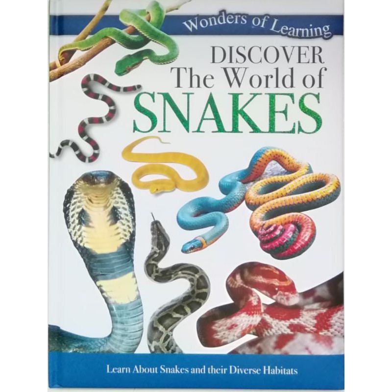 งู ของใหม่ Discover The World of Snakes (Wonder of Learning) | Shopee ...