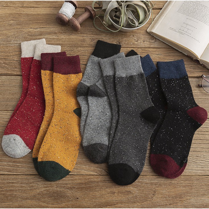 CD-002 ถุงเท้า แฟชั่น เกาหลี ญี่ปุ่น ข้อกลาง ข้อยาว | Shopee Thailand