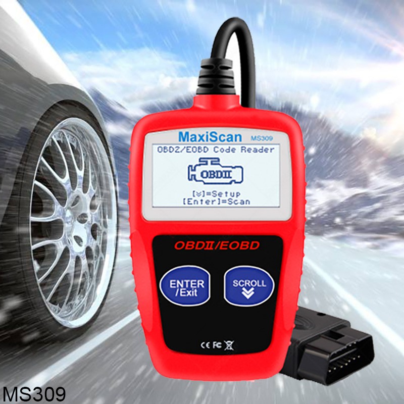 Maxiscan MS309 CAN BUS OBD2 เครื่องอ่านรหัส EOBD OBD II เครื่องมือ ...