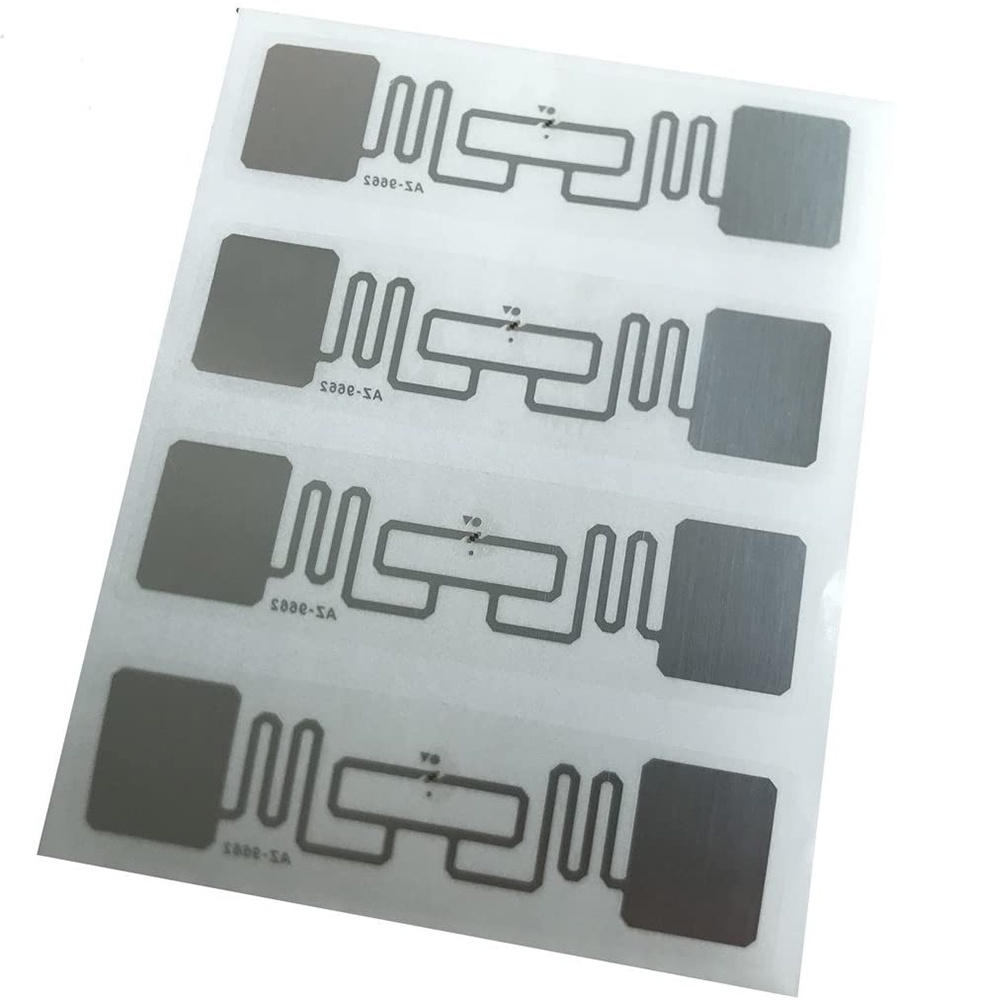 Uhf RFID Tag 9662 ISO18000-6C C1G2 Alien H3 73.5x21.2mm กาว Inlay RFID ...