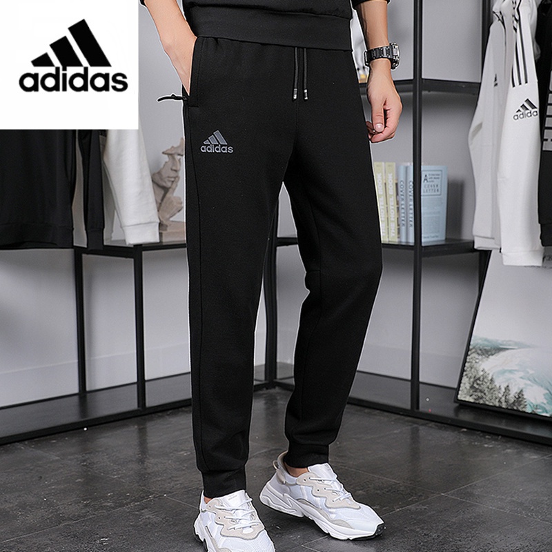 【L-5XL】Adidas ของแท้ 100% กางเกงกีฬา กางเกงวอร์ม กางเกงวิ่ง สีดํา ...