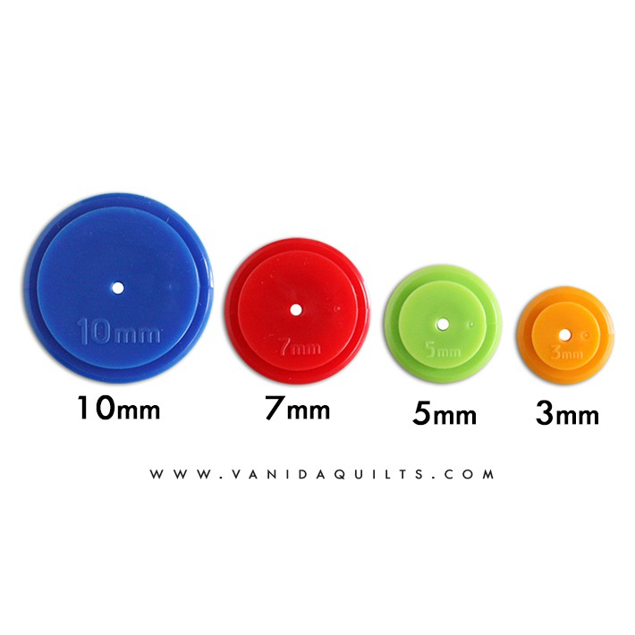 ชุดอุปกรณ์วาดตะเข็บ ที่วาดตะเข็บ ที่วาดแบบ หรือเผื่อริมผ้า รูปวงกลม 4 ...