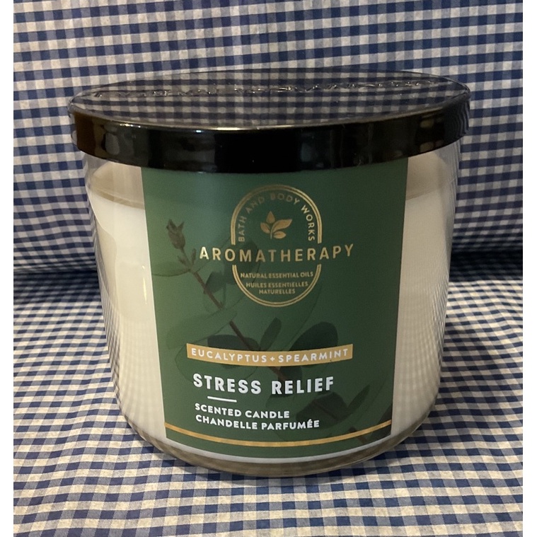 เทียนหอม Bath And Body Works กลิ่น Aromatherapy Stress Relief
