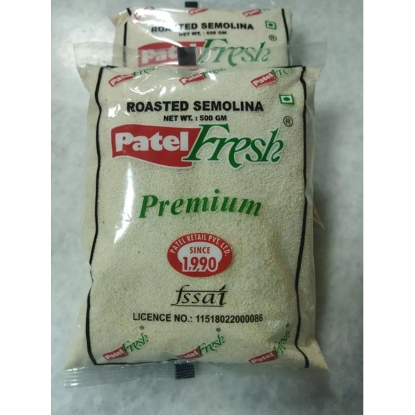 Patel Fresh Suji,Samolina (แป้งหมี่หยาบ,แป้งซาโมลีน่า,ซูจี) 500g ...