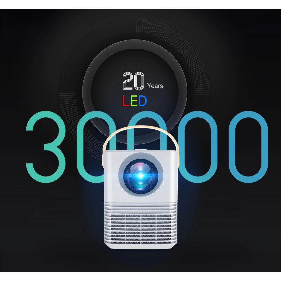 Mastersat BYINTEK P7 Android 4K Full HD LED Projector 1080P โปรเจคเตอร์ ...