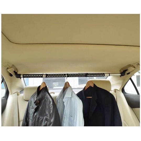 ราวแขวนผ้าในรถAuto k car Clothes rail hanger (ปรับความยาวได้ถึง 87cm ...