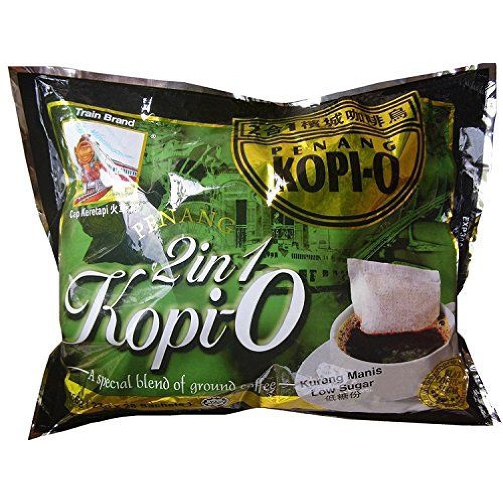 Kopio train โกปิโอ กาแฟดำ ตรารถไฟ สูตรหวานน้อย | Shopee Thailand